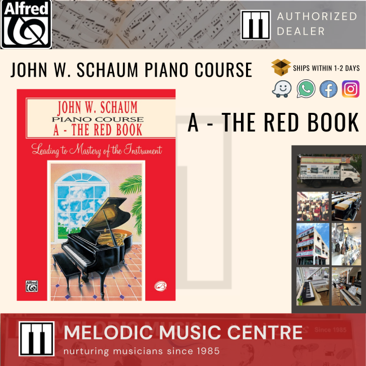 John W. Schaum Piano Course A - The Red Book | Lazada