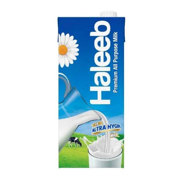 Haleeb Full Cream Milk, Premium All Purpose UHT Milk 1 Liter | Lazada