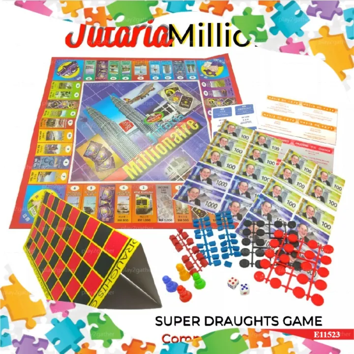 2 IN 1 Millionaire Jutaria 大富翁 HT2500 / Billionaire Jutaria 亿万富翁 HT2326 ...