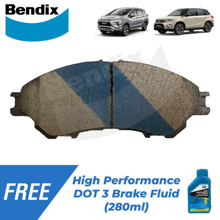 Bendix Brake Pads GCT DB2490 Front Set for Mitsubishi Xpander 2018-2021 | Lazada PH