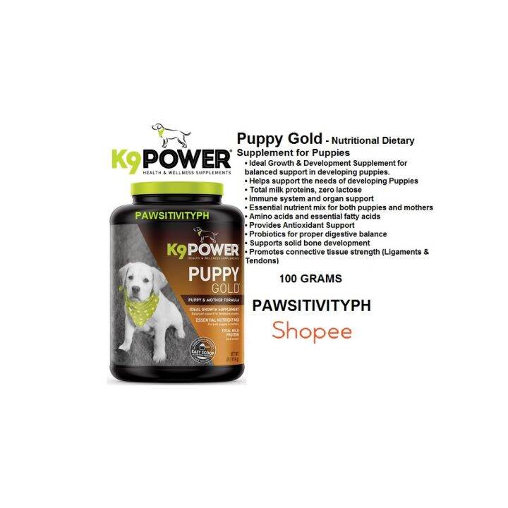 K9 Power Puppy Gold 100G | Lazada PH