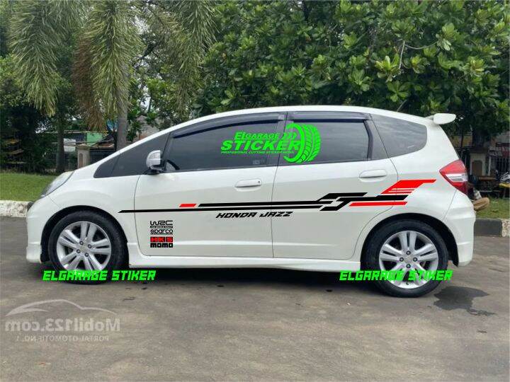 Stiker Mobil Honda Jazz Cutting Stiker Body Samping Mobil Jazz Stiker 8851