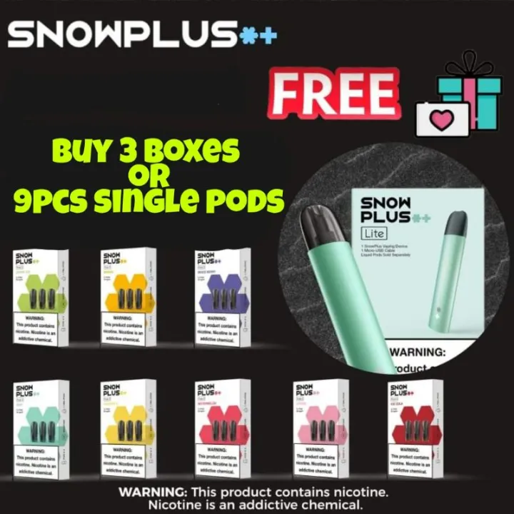 SNOWPLUS Pods Gen 3.0 buy 3 boxes of pods free lite device offline ...