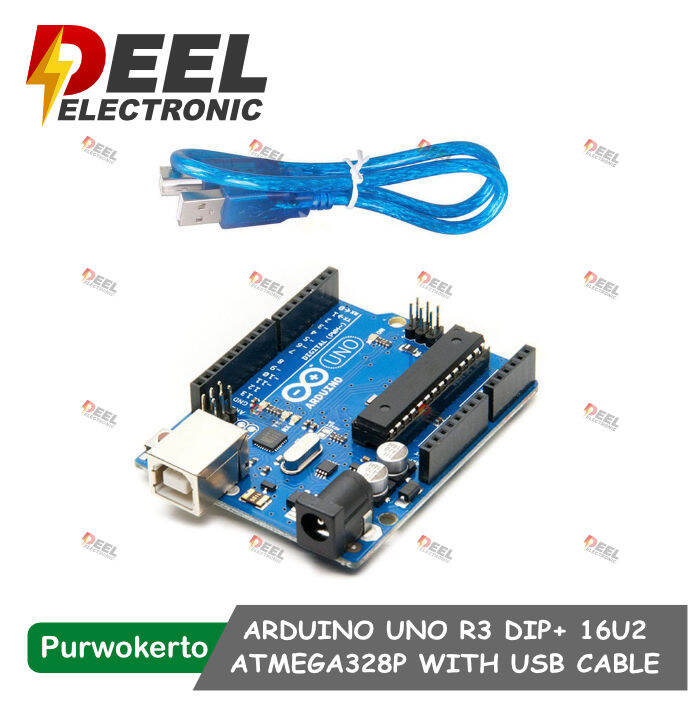 Arduino Uno R3 Atmegra328p Dip 16u2 Compatible Like Original Cable Lazada Indonesia