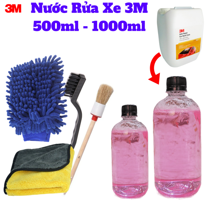 Nước Rửa Xe 3M Chính Hãng (Nhập Thái) 500ml-1000ml Kèm Quà | Lazada.vn