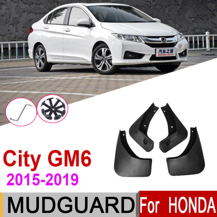 บังโคลนสำหรับ Honda City GM6 2019 2018 2017 2016 2015บังโคลนหน้าชายบังโคลนหลังอุปกรณ์เสริมรถยนต์ ...