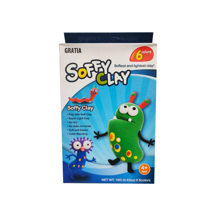 Gratia Soffy Clay 6 Colors | Lazada PH