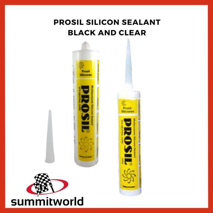 【READY STOCK】 ♘AUTHENTIC Prosil Silicone Sealant Clear and Black ...