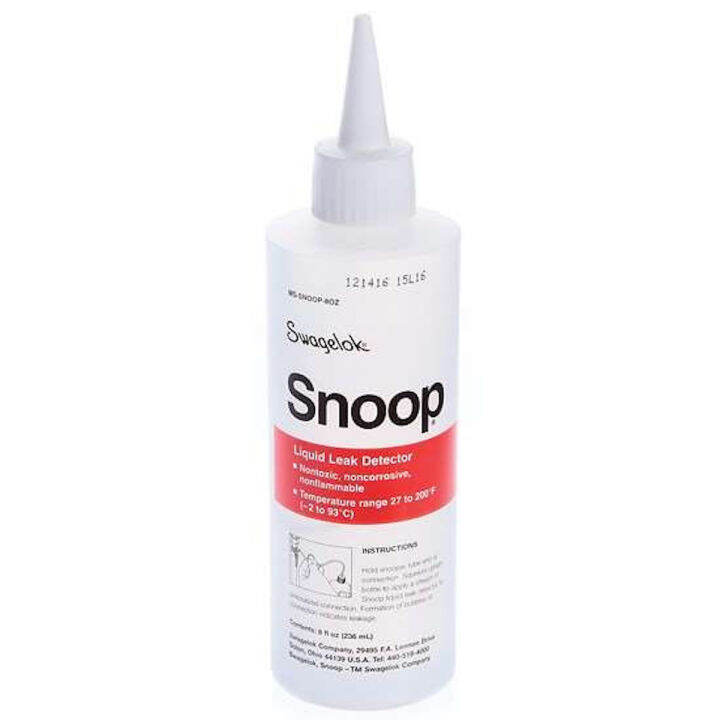 SWAGELOK SNOOP Liquid Leak Detector 8 oz. (236 mL) Bottle | Lazada ...