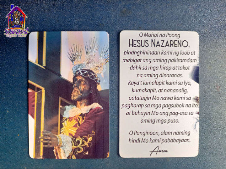 Emmanuel Gift/s for You - NAZARENO PRAYER CARD - ATM SIZE (material PVC ...