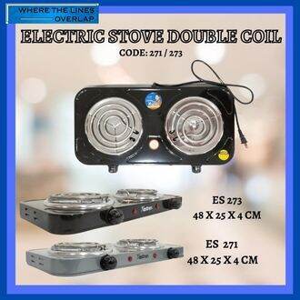 Double Burner Portable Electric Stove / Kalan / electric Stove | Lazada PH