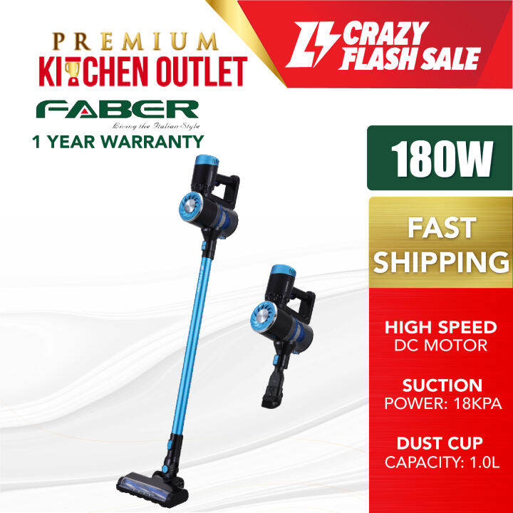 Faber 180W Cordless Vacuum FVC X-CYCLONE 181 With 2 Way Charging | FVC ...