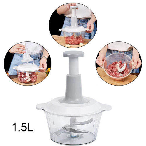 MANUAL FOOD PROCESSOR- Multifunctional Manual Vegetable Meat Chopper Food Processor Kitchen ...