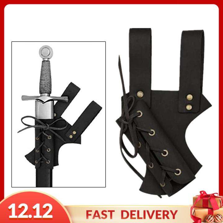 Pezhong Medieval Belt Sword Sheath Dagger Rapier Waist Scabbard for ...
