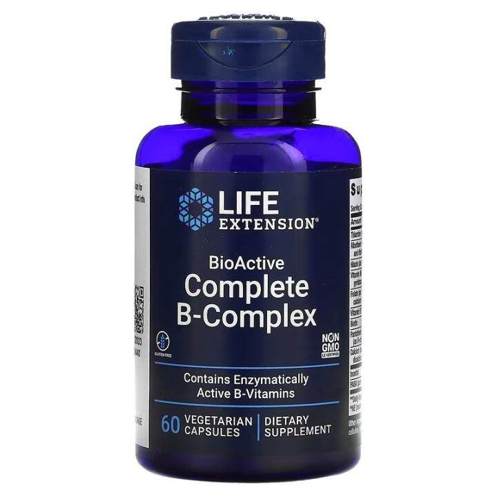 BioActive Complete B-Complex, 60 Vegetarian Capsules | Lazada PH