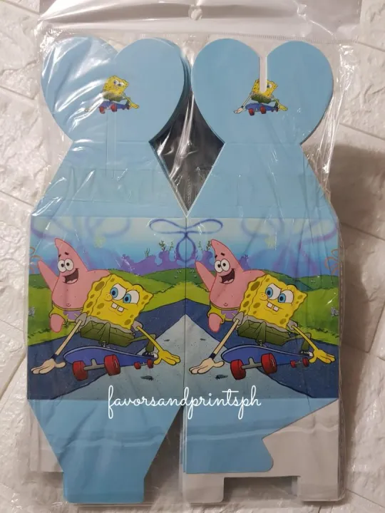 SPONGEBOB CANDY LOOT BOXES / FAVOR BOXES (12pcs/pack) | Lazada PH