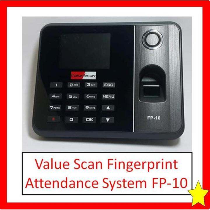 Value Scan Fingerprint Attendance System FP-10 | Lazada