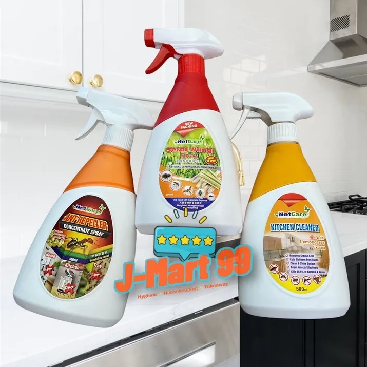 NetCare Ant Repellent, Natural Room Mosquito Repellent & Serai Wangi ...