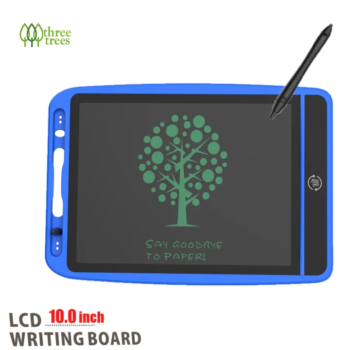 threetrees 10.0 inch LCD Writing Tablet, Kids Paperless Writing Board ...