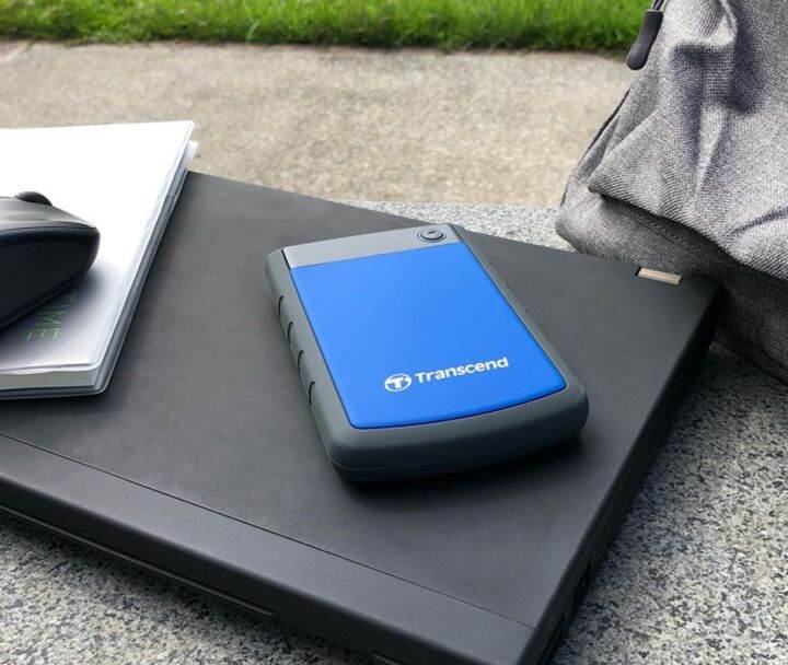 External HDD 4TB - Transcend รับประกัน 3 ปี- มีใบกำกับภาษี | Lazada.co.th