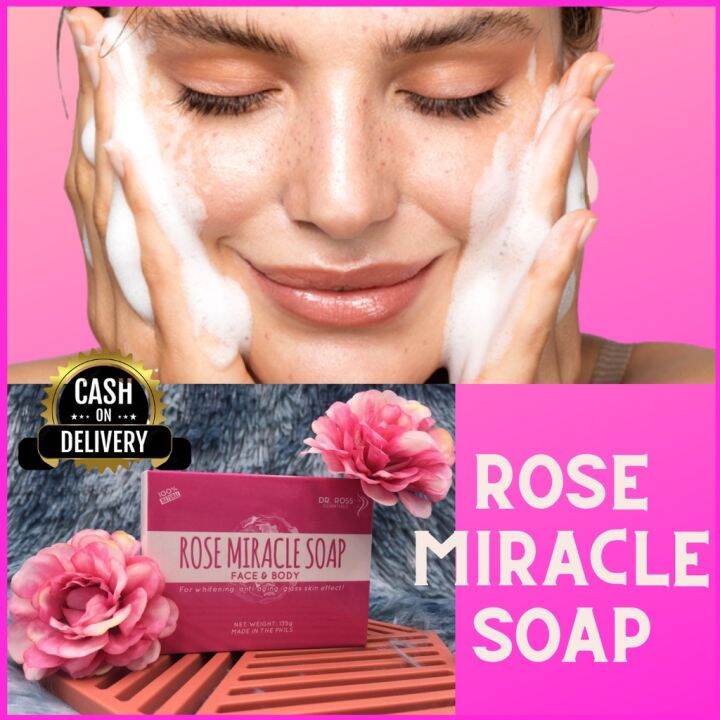 [EFFECTIVE & AUTHENTIC] DR. ROSS PH Rose Miracle Soap BEST for ...