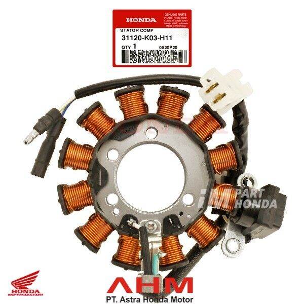 31120-K03-H11 Spul Spol Spool Stator Comp REVO FI INJEKSI HONDA AHM ...