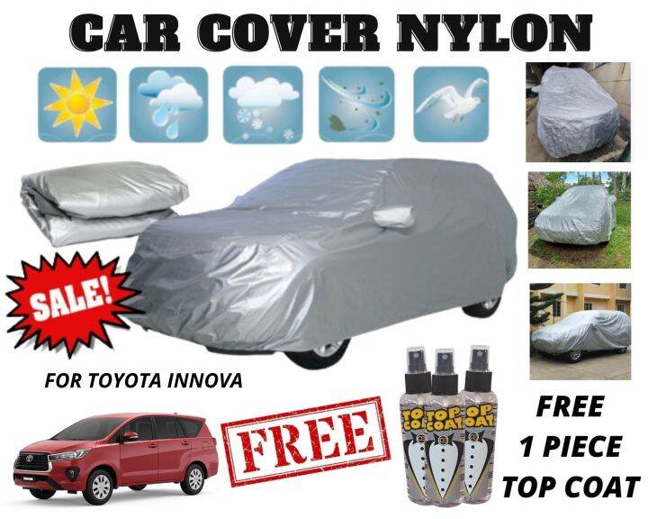 Nylon Car Cover Heavy Duty Waterproof Toyota Innova With Top Coat ...