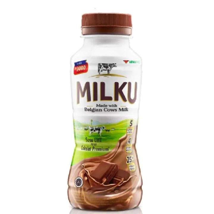 Milku Susu UHT rasa Cokelat Premium 200ml | Lazada Indonesia