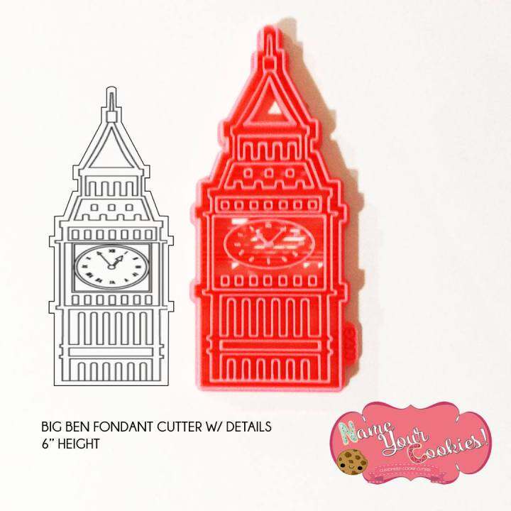BIG BEN COOKIE AND FONDANT DECORATING CUTTER- 6"HEIGHT | Lazada PH