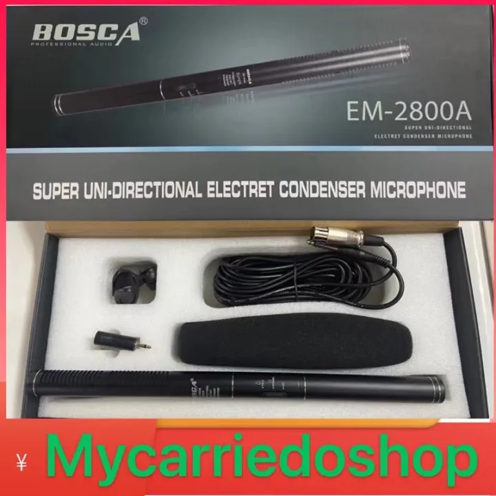 BOSCA EM-2800A Super Uni-Directional Electret Condenser Microphone For ...