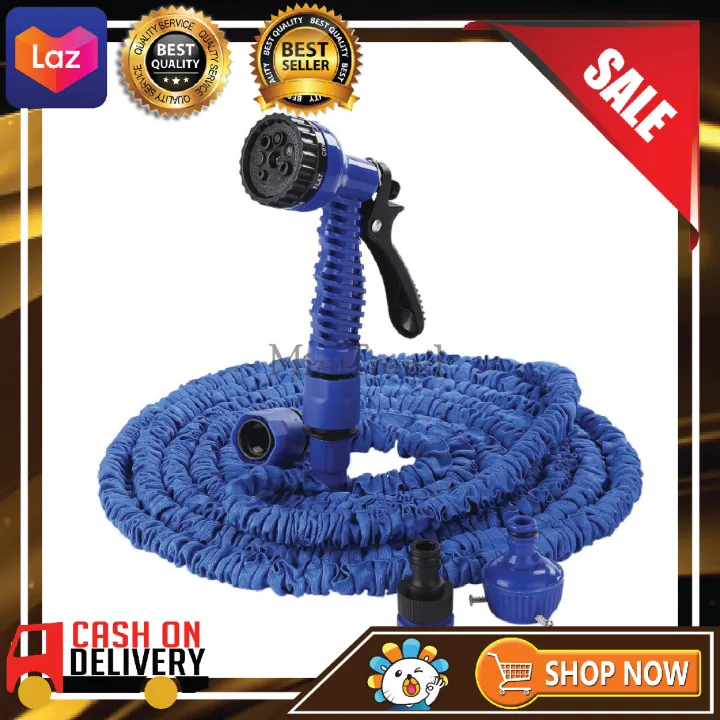 100% Original Expandable Flexible Plastic magic Hose With Spray Gun 30m ...