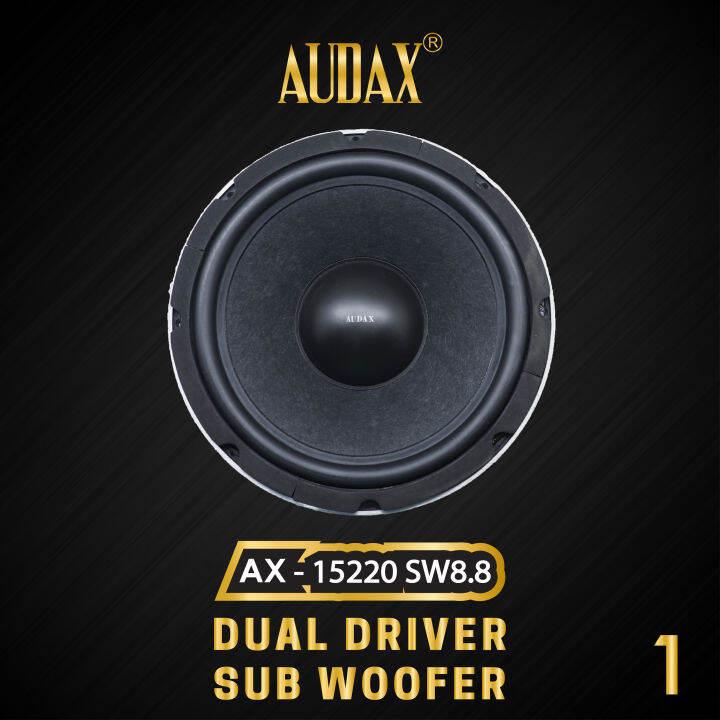 Audax Speaker 15" AX 15220 SW8.8 Dual Driver Sub Woofer | Lazada Indonesia