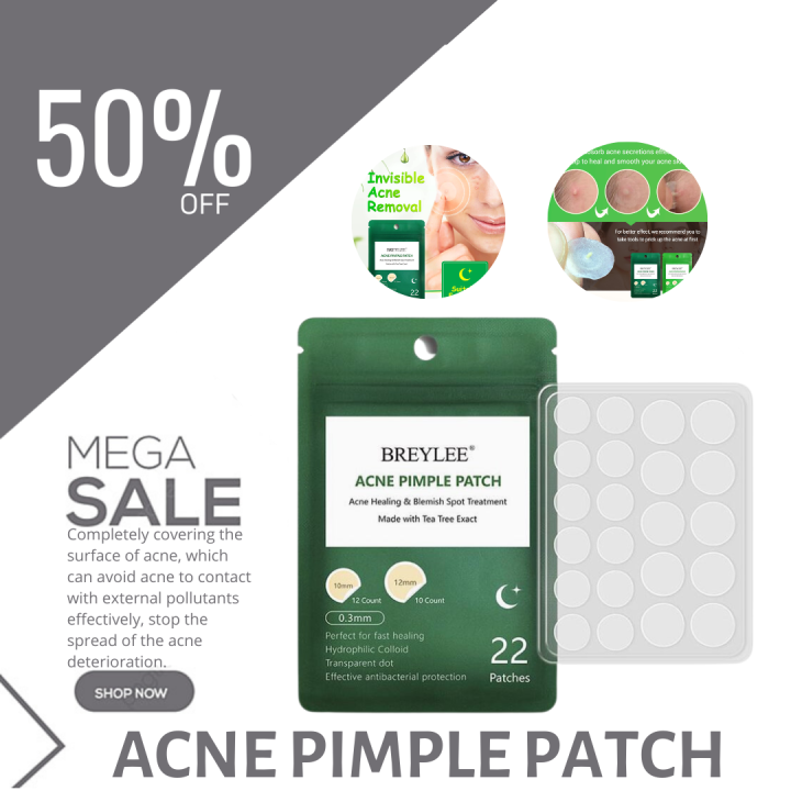 Acne Pimple Patches Hydrocolloid Stickers Pimples Removal Facial Skin ...