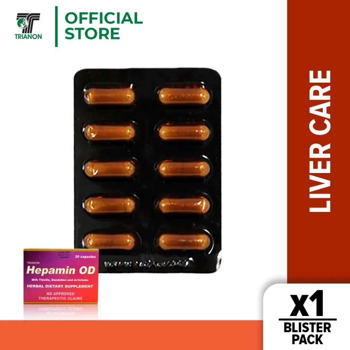 Hepamin OD Liver Care Supplement (Silymarin, Dandelion Root, Artichoke ...