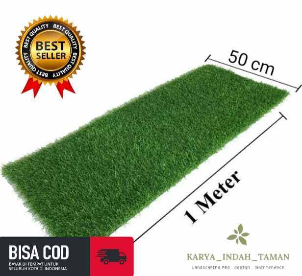 Rumput sintetis swiss premium berkualitas ukuran 100x50cm | Lazada ...