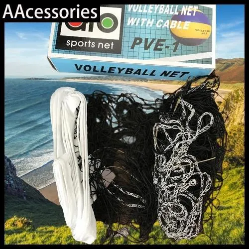 GTO VOLLEY BALL TOURNAMENT (standard Size) Volleyball Net (Black) PEV-1 ...