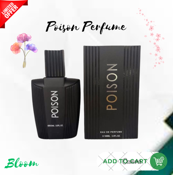 BLOOM Poison Perfume Men 100ml Sweet Night Men's Perfume Hard Fragrance Long Lasting | Lazada PH