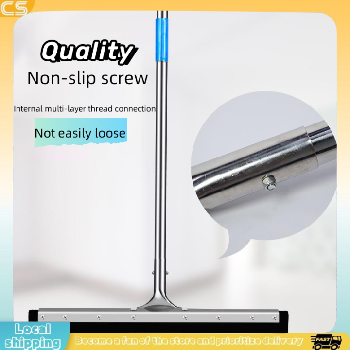 Heavy Duty Floor Squeegee Scrubber Silicon Rubber Blade Floor Wiper ...