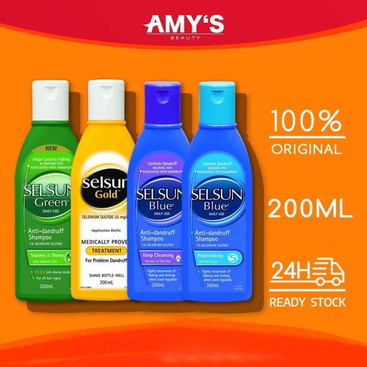 ☀️5.5 SALE☀️Australia SELSUN Anti-Dandruff Shampoo Range Gold Treatment ...