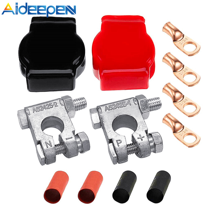 Aideepen 6/12V One Pair of Battery Terminals Battery Terminal Kit Heavy ...