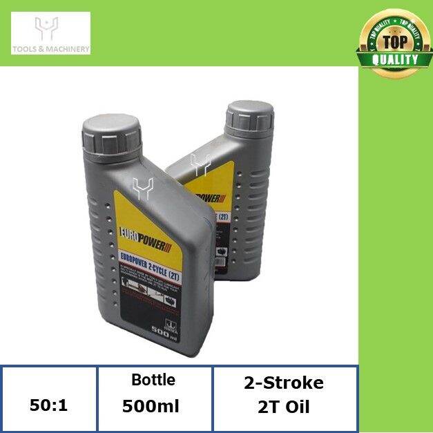 TH Europower 2t oil 500ml outboard minyak enjine chainsaw brush cutter ...