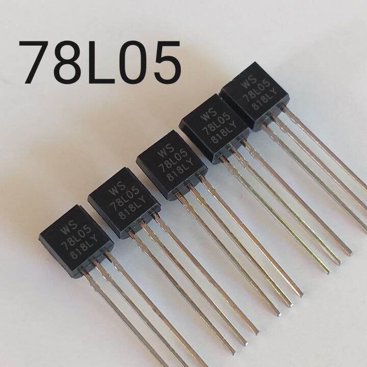 5PCS 100 mA TO-92 78L05/78L06/78L08/78L09/78L12/78L15 IC Voltage Regulator เรกกูเรเตอร์ จำนวน 5 ...