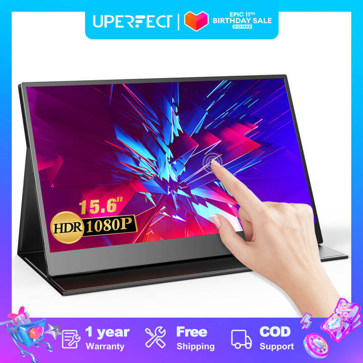 UPERFECT【ส่งจากไทย 】15.6 Inch Touchscreen Portable Monitor 1080P Thin ...