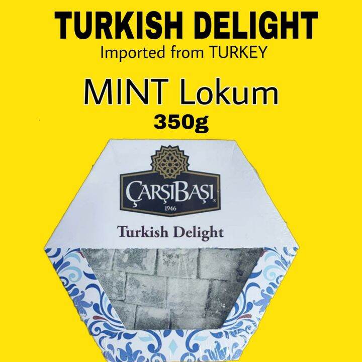 Turkish Delight MINT FLAVOR 350g Imported from TURKEY | Lazada PH
