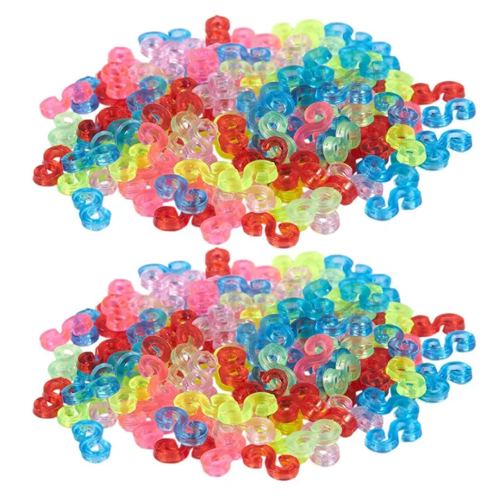 New Amazing Loom Bands Pack of 250 Colorful S-Clips | Lazada PH