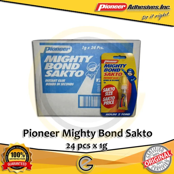 Pioneer Mighty Bond Sakto 1g x 24pcs | Lazada PH
