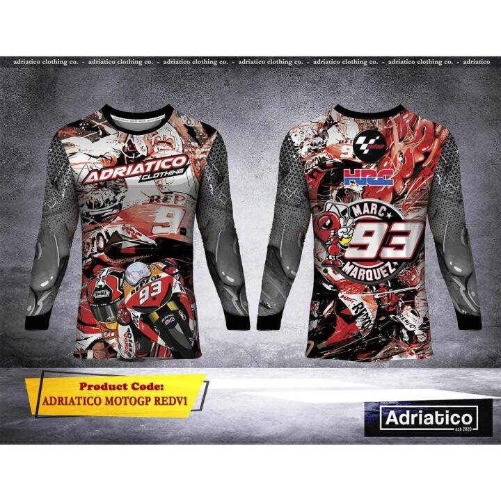 [In stock] 2023 design shirt adriatico jersey mm93" motorcycle "motogp long sleeve t-shir men 3d ...