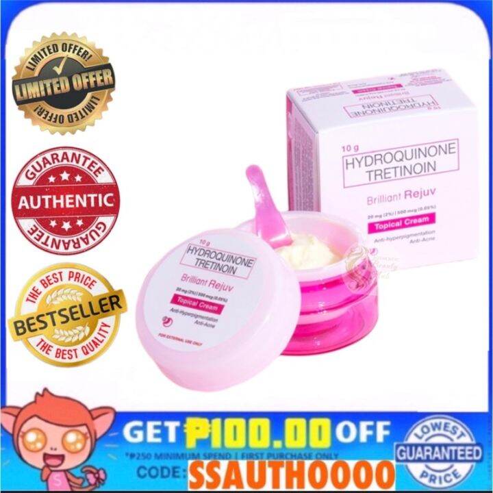Authentic Brilliant Skin Hydroquinone Tretinoin Rejuvenating Rejuv