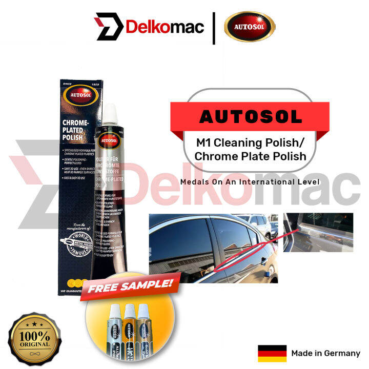 Autosol M1 Cleansing Polish/Chrome Plated Polish (75ml) - Gloss & Matt ...