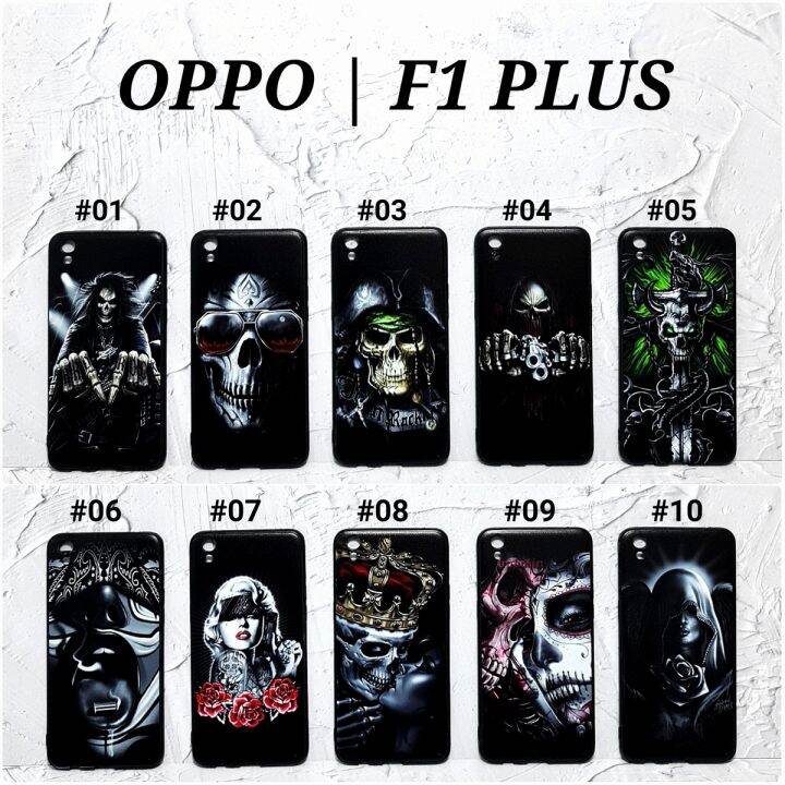 OPP0 F1 PLUS / R9 - Soft Hard Case Fuze Horor , Skull | Lazada Indonesia